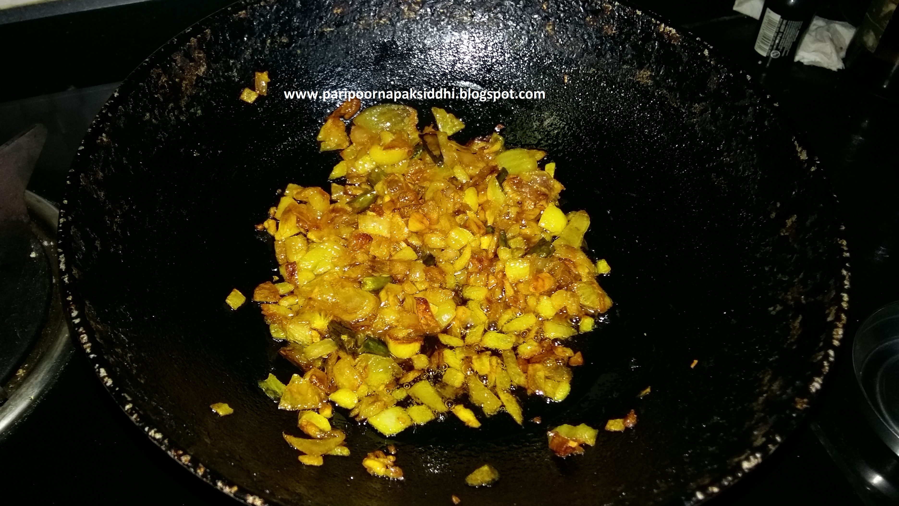 Paripoorna Paksiddhi : KARDAI CHI BHAJI / करडईची भाजी