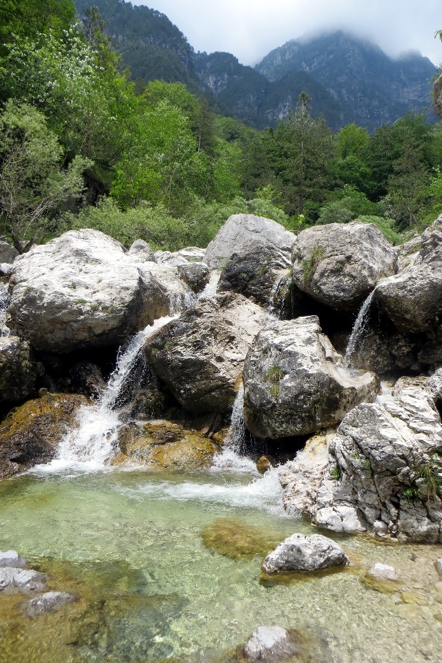 Pozze Smeraldine e Lago del Ciul da Tramonti di Sopra - Montagna di Viaggi