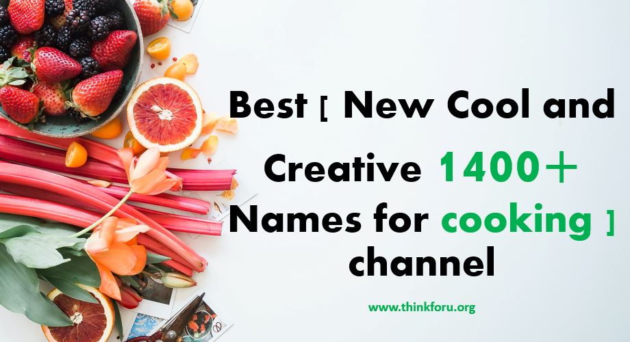 YouTube [ cooking channel name ] suggestions : Best [ New Cool and ...