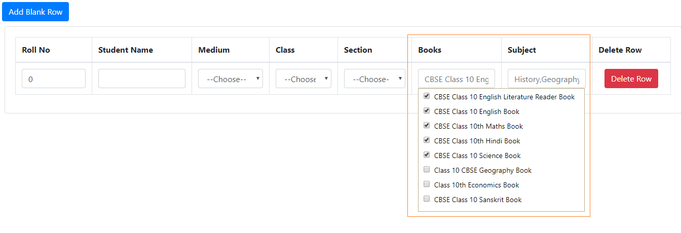 Create Dynamic Row with Custom Multi Dropdown Checkbox with only two ... Create Dynamic Row with Custom Multi Dropdown Checkbox with only two ...