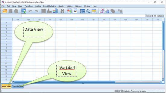 Pengenalan Tampilan SPSS [Belajar SPSS Pemula]