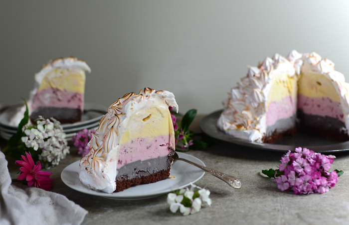 Lemon & Vanilla: Neapolitan Baked Alaska.