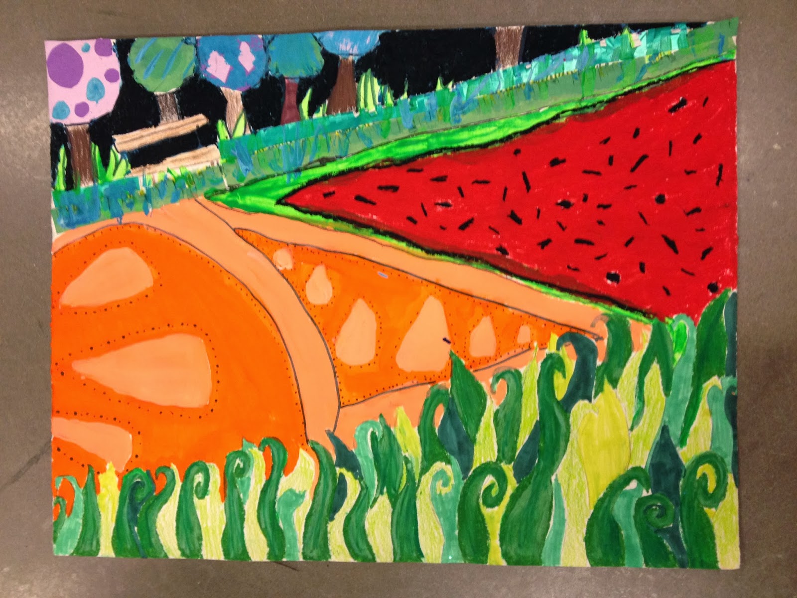 Create to Inspire: Heather Galler inspired landscapes