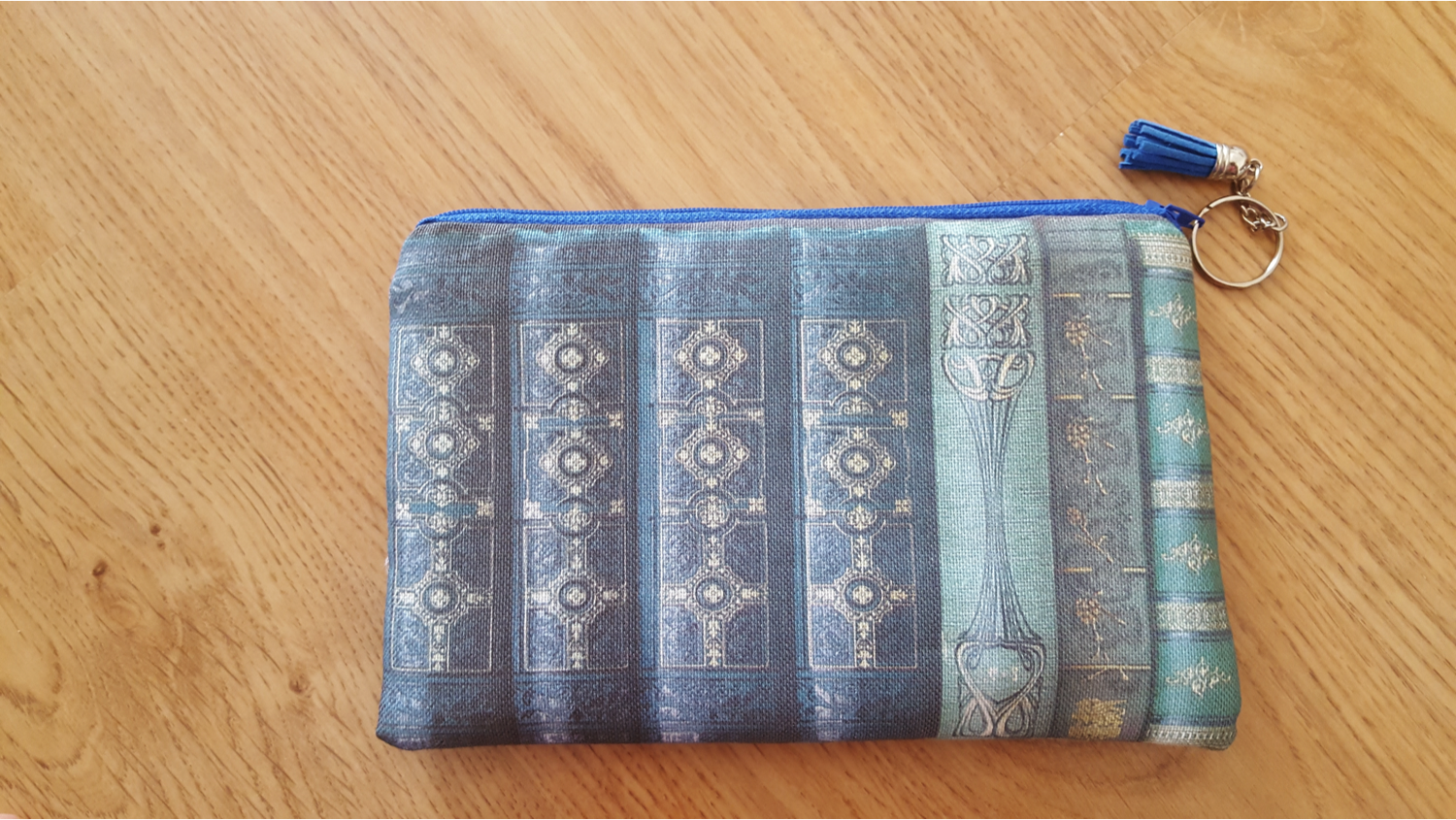 Book cover zipper purse |Keeping it Real