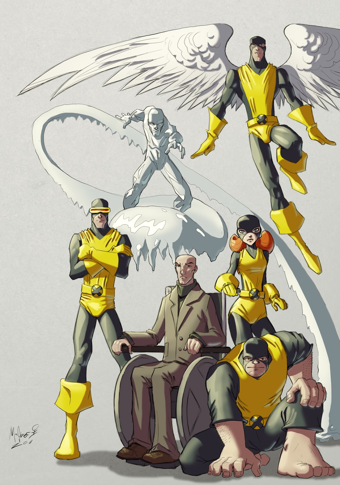 Fashion and Action: The Original X-Men or First Class Classic - X ...