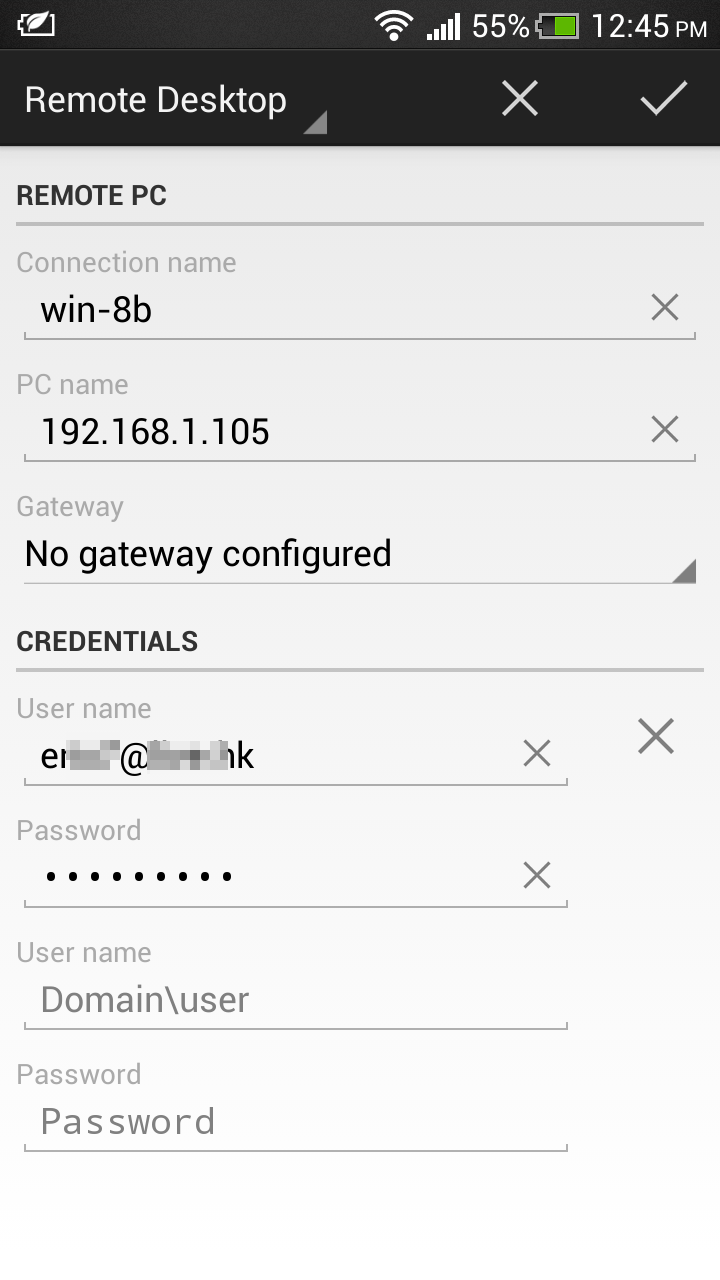 Android-er: Getting Started with Remote Desktop Client on mobile