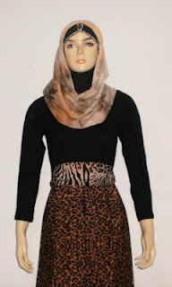Gamis Corak Macan | Grosir Baju murah Tanah Abang