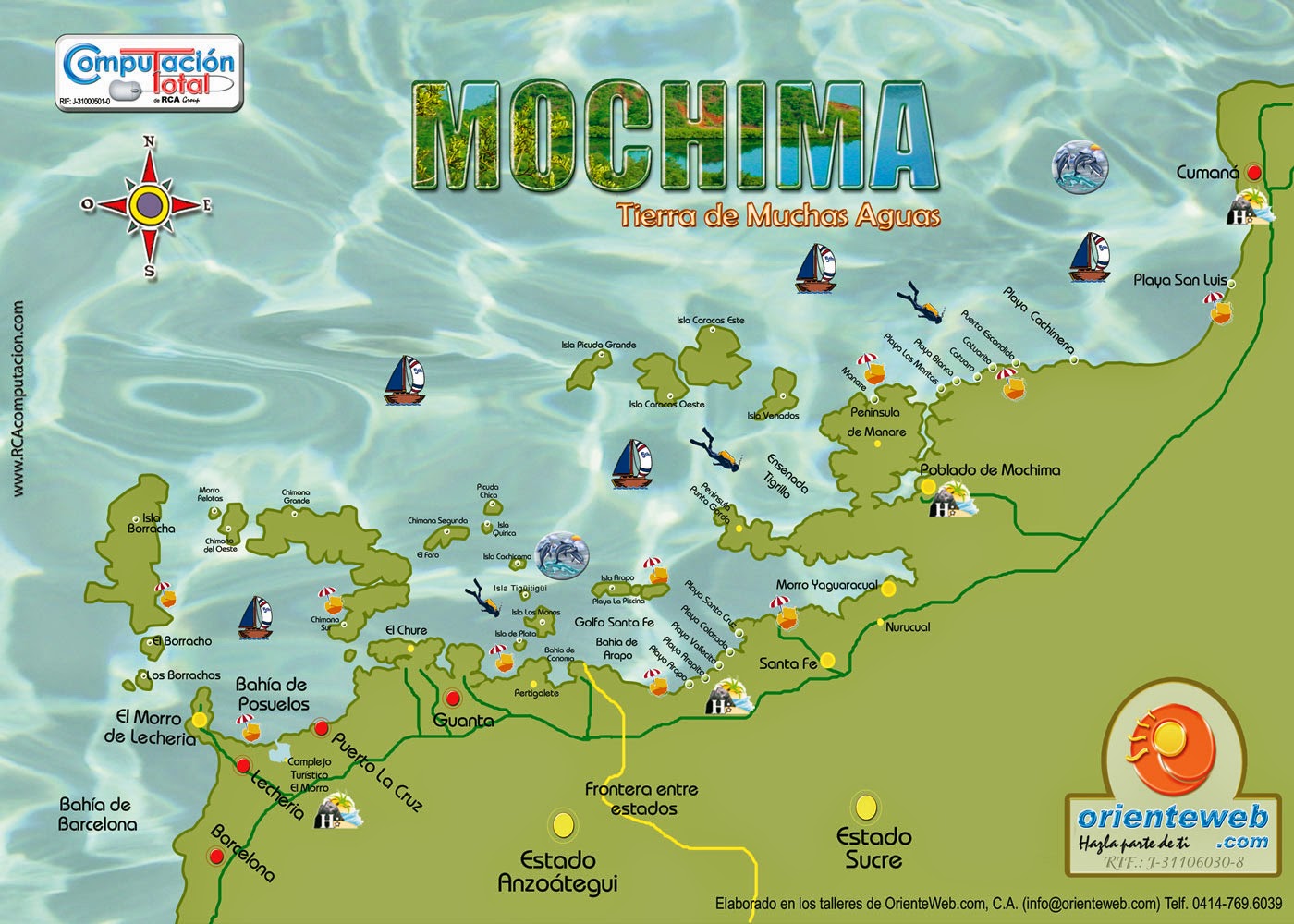Parque Nacional Mochima: Localizacion y Ubicacion