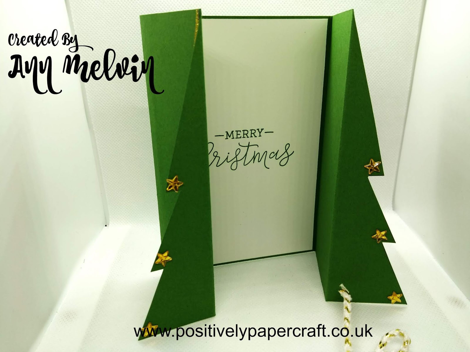 Positively papercraft: No Die Easy Tree Fold Card