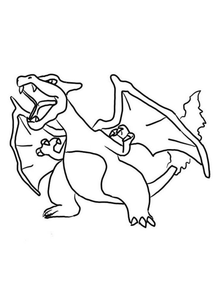 Collection Charizard Coloring Pages Printable - Fun, Free and Easy