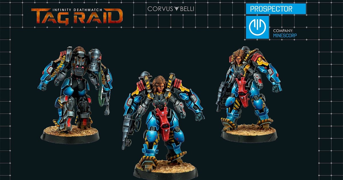 Wargame News and Terrain: Corvus Belli: New Infinity Tag Raid ...