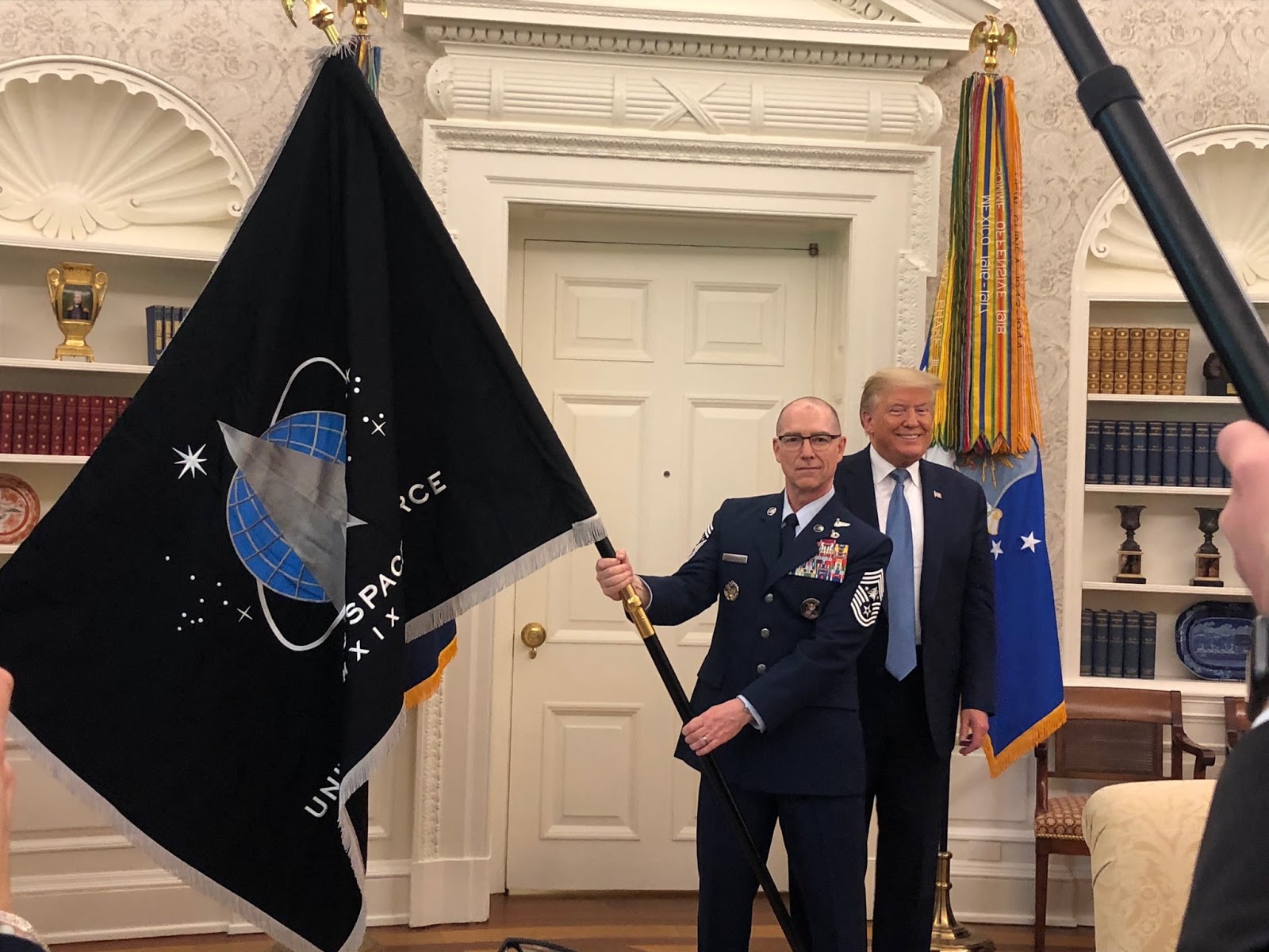 War News Updates: New Space Force Flag Unfurled In The Oval Office