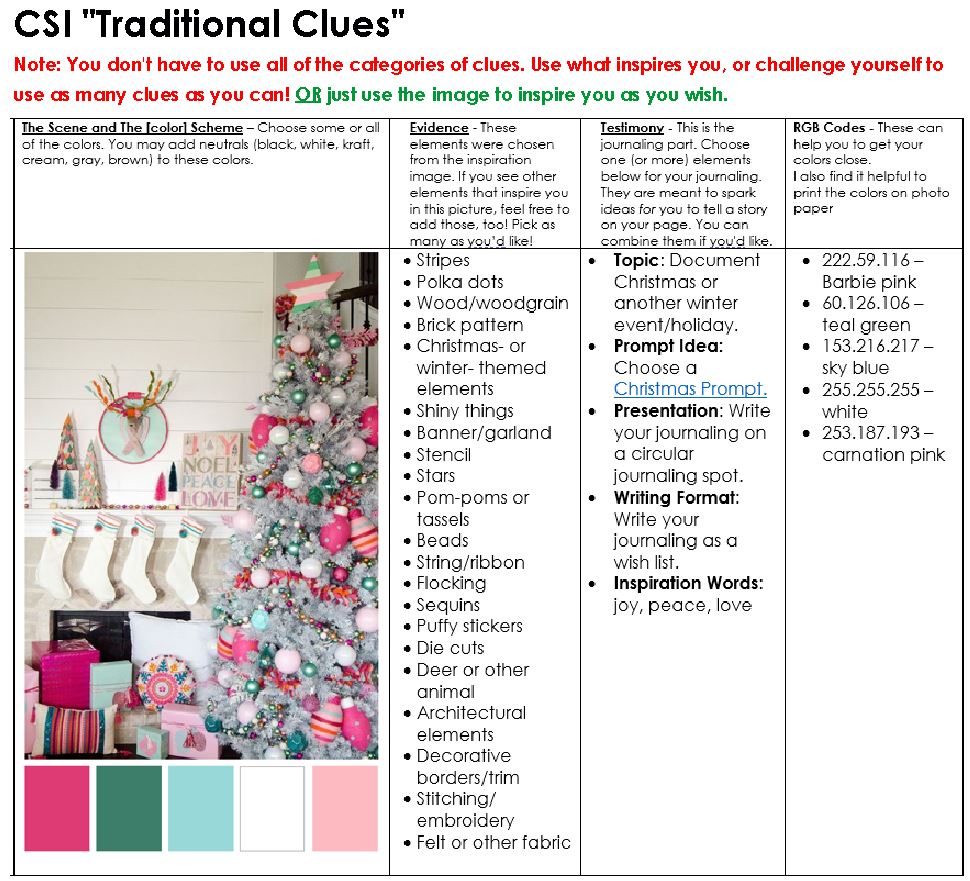 CSI: Color, Stories, Inspiration: December Case Files - First Reveal ...