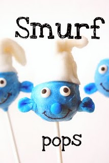 Pams Party & Practical Tips: Smurf Cake Pops