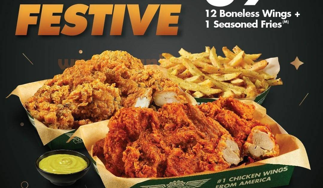 WINGSTOP Promo Kejutan Akhir Tahun – Paket WINGS FESTIVE hanya Rp 69. ...