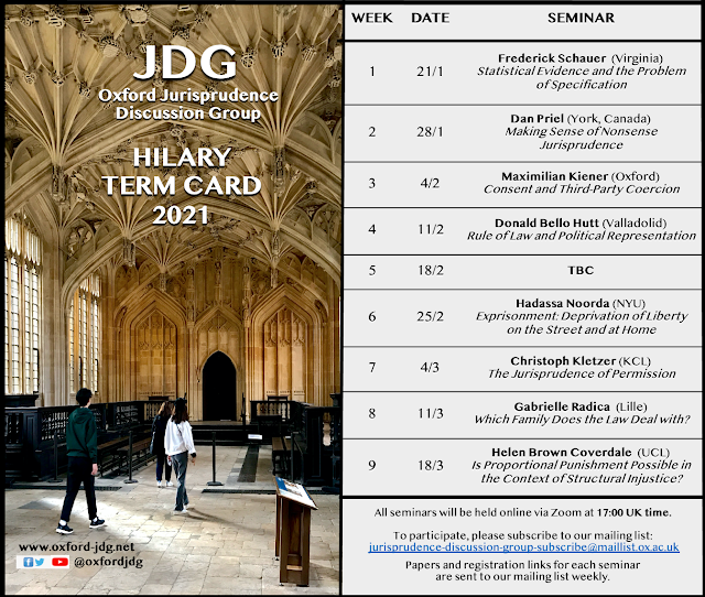 Oxford Jurisprudence Discussion Group Hilary Term 2021 oxford-jurisprudence-discussion-group-hilary-term-2021