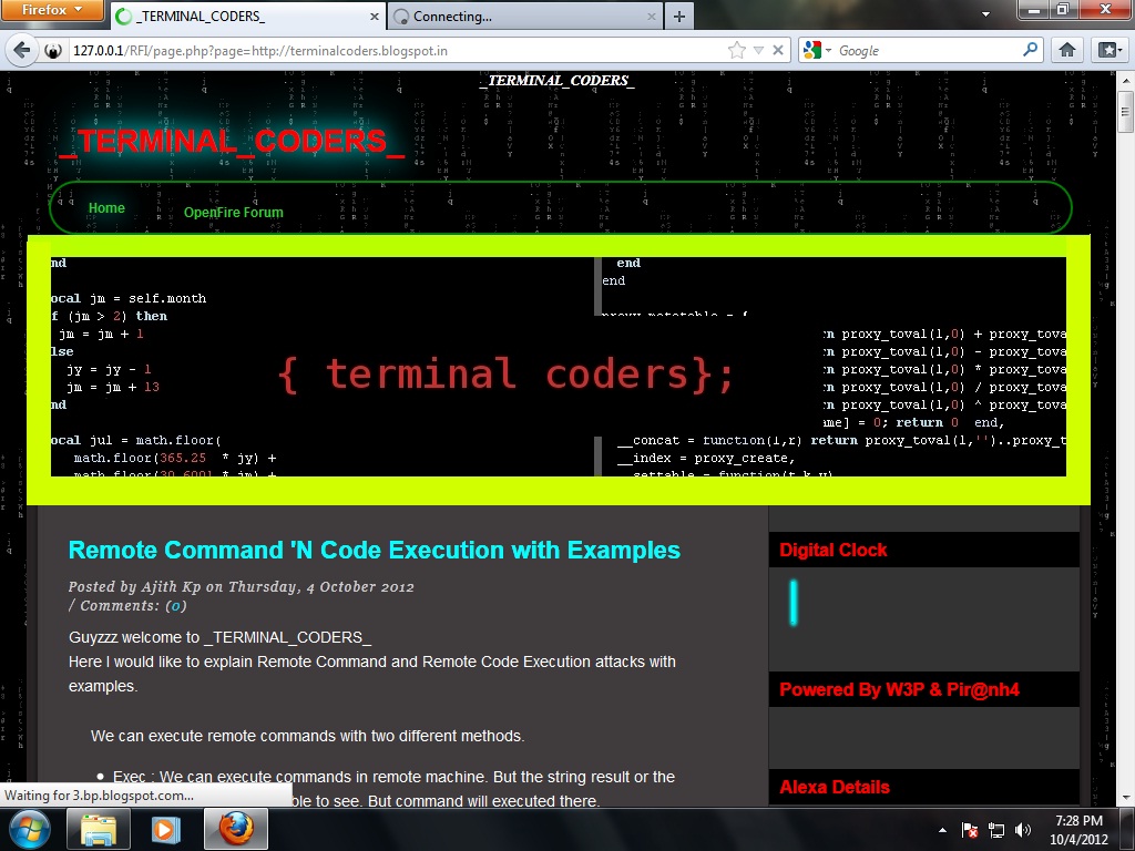 Remote Command N Code Execution With Examples