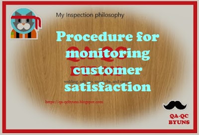 QAQC BYUNS: Procedure for monitoring customer satisfaction