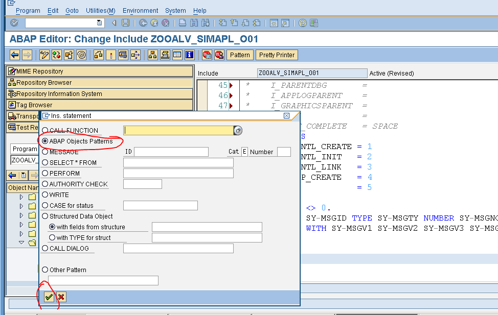 SAP TECH: Basic OO-ALV Report ( SE80 )