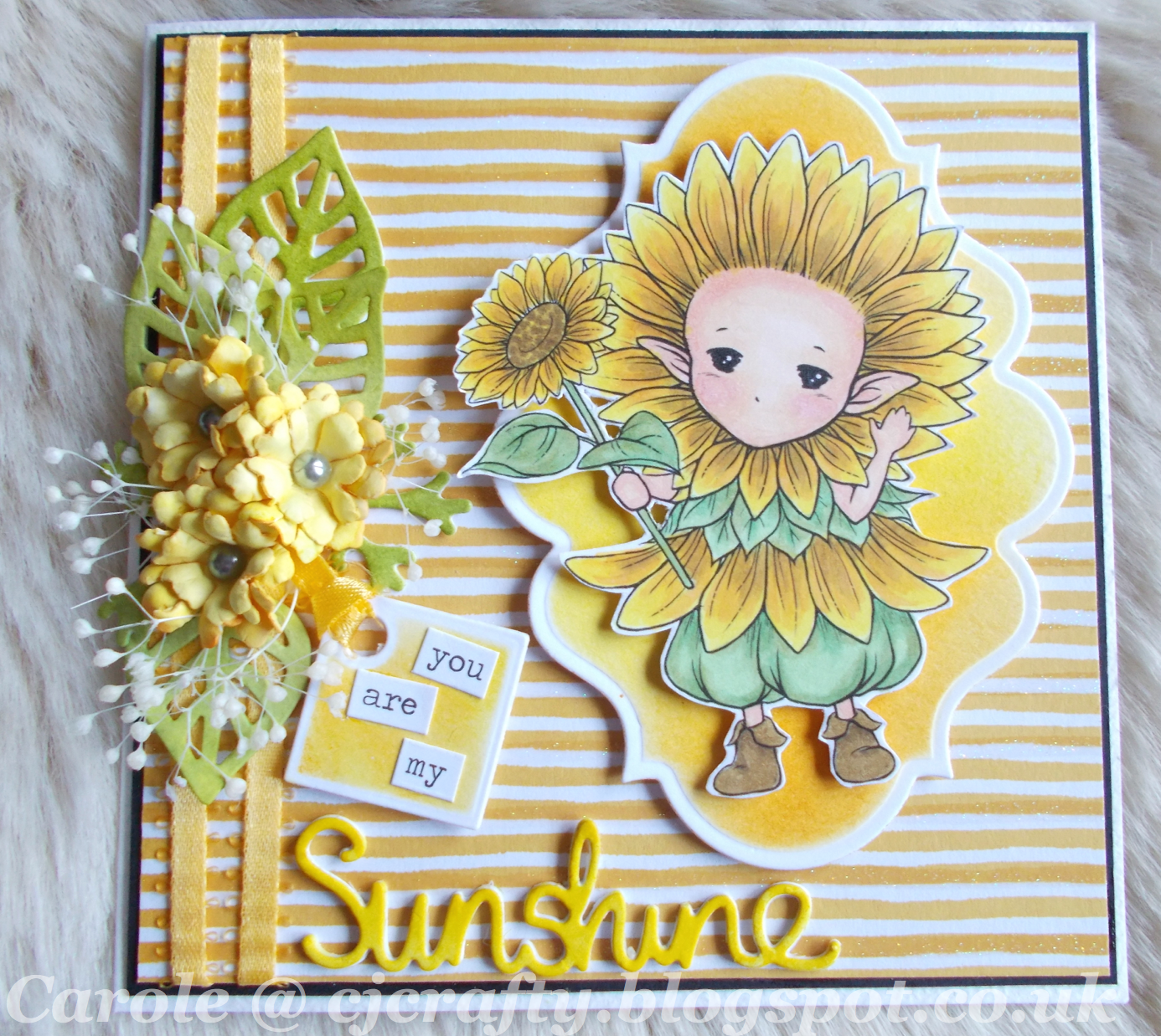 Craftilicious Creations: Sunflower Sprite: GDT for Crafty Boots
