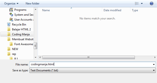 Cara membuat HTML di notepad (Step by step) | Coding Manja