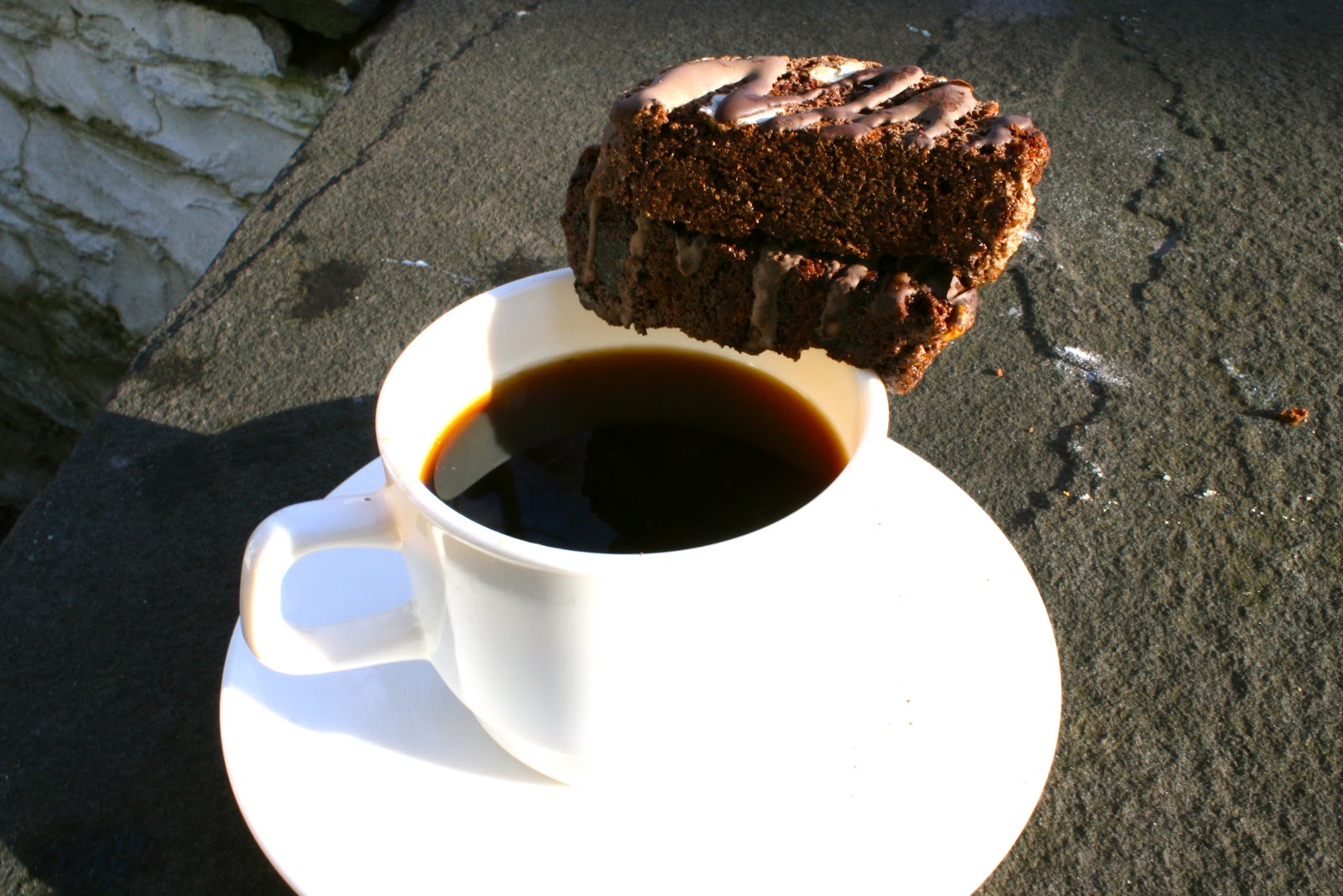 Owl at Home: Triple Sec Chocolate Biscotti with Toasted Walnuts