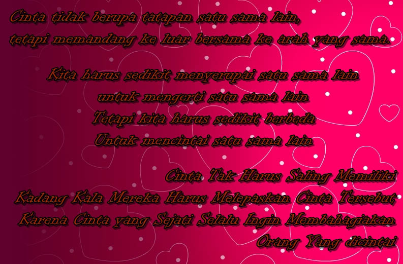 Gambar Kata Cinta Romantis | Kata Mutiara Cinta Romantis