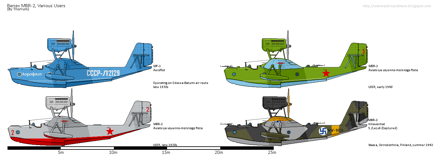 War Machines Drawn: Beriev MBR-2, part one