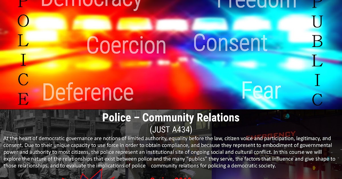 UAA Justice Center: Police–Community Relations (JUST A434) explores the ...