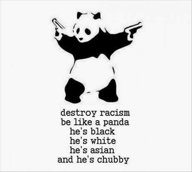 Anti-racist Panda