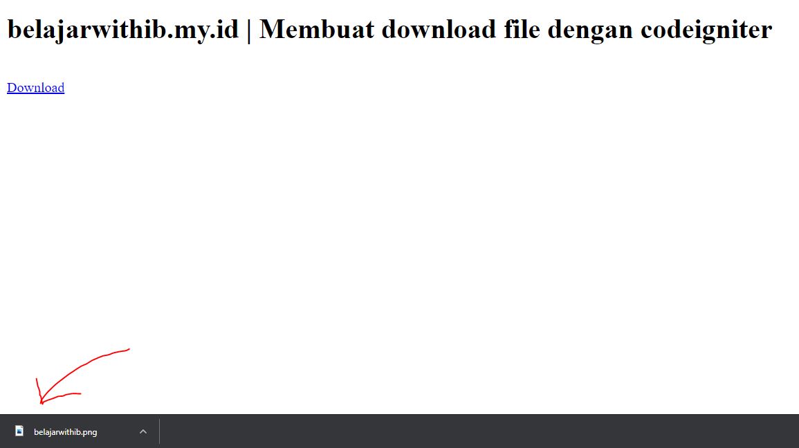 Tutorial Codeigniter #7 : Membuat Download File Dengan Codeigniter - BelajarwithIB