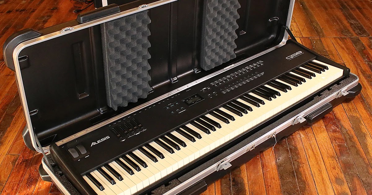 MATRIXSYNTH: Alesis QS8 with SKB Hard Case