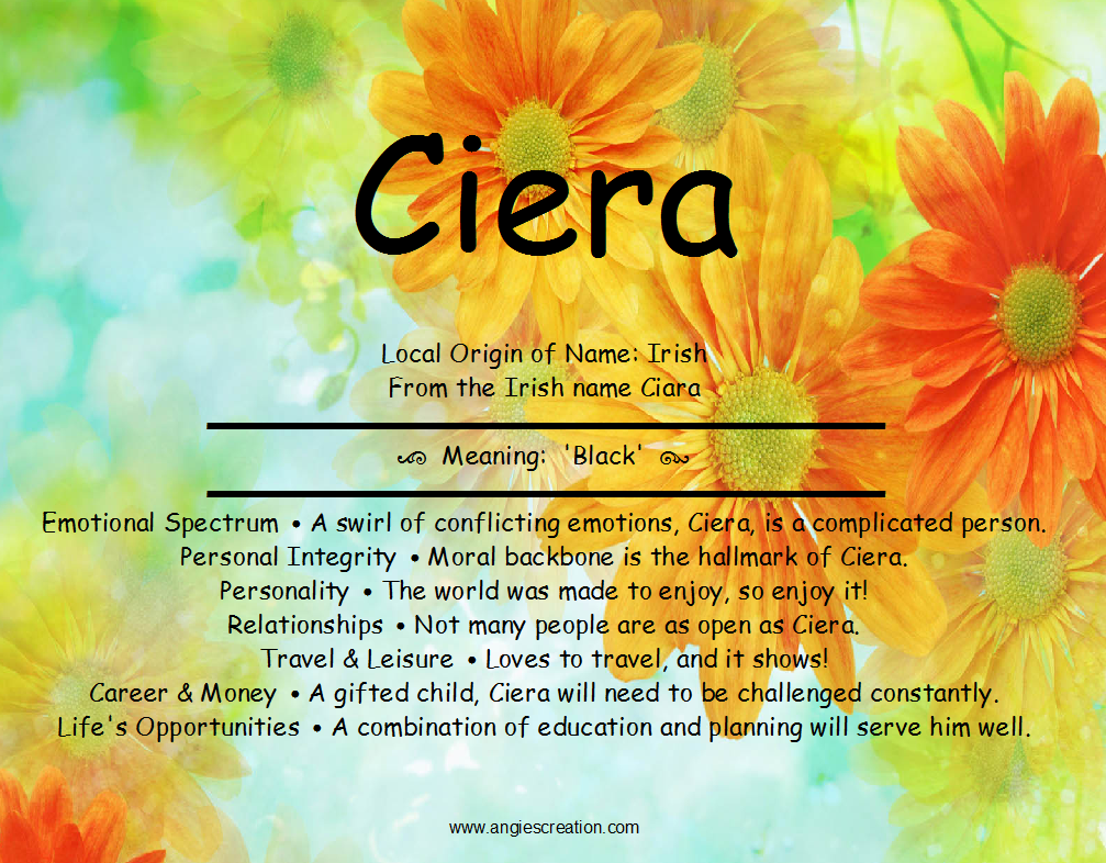 Ciera | Unique Names