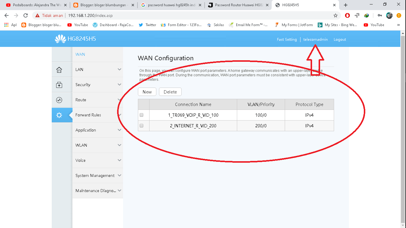 Password Super Admin Huawei HG8245H5 Terbaru 2020