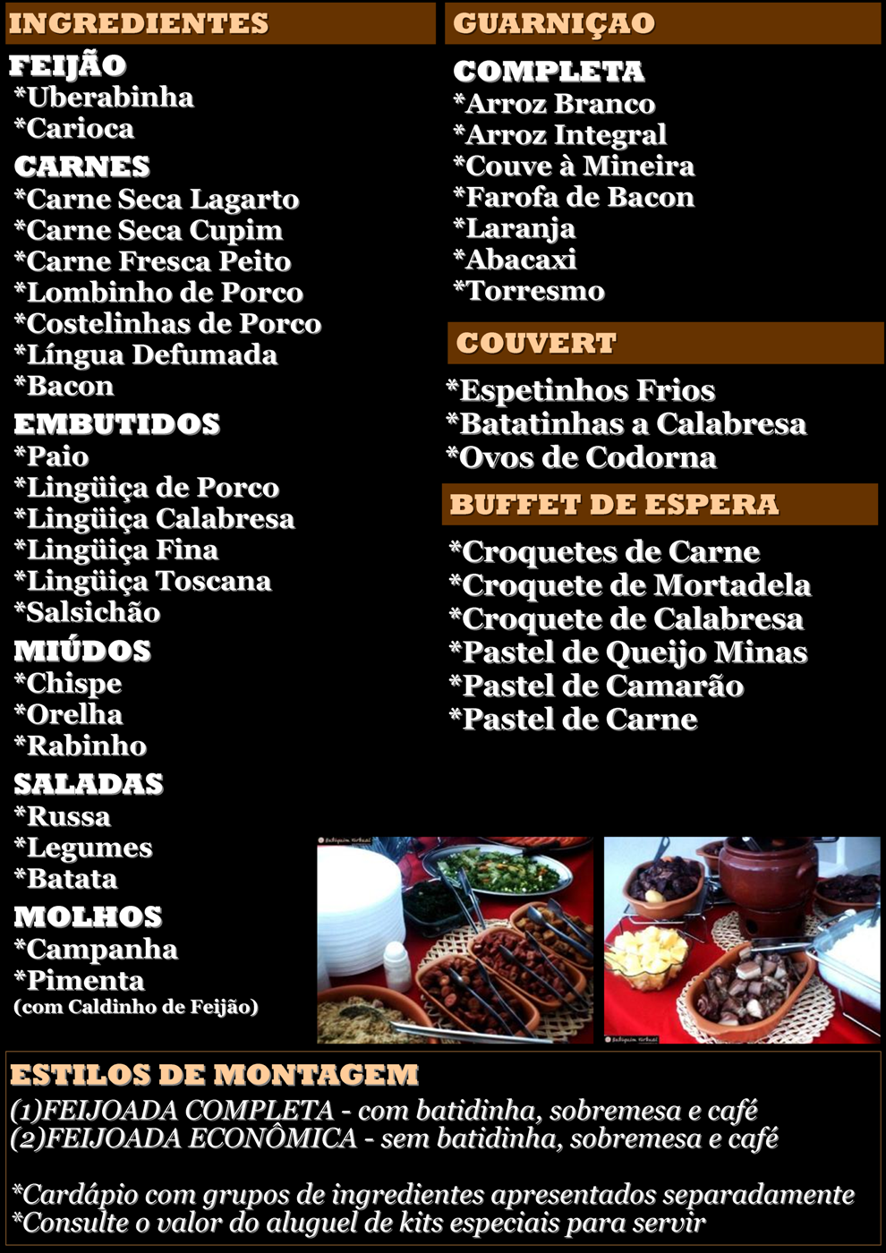 Portal da Festa Boteco | Chef Byra DiOliveira: Botechic Buffet Goumet