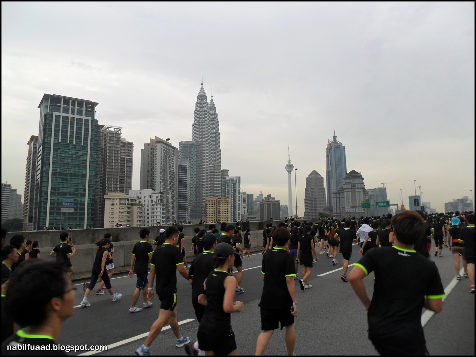 Nabil.Food.Art: Nike We Run KL: first sub-1 hour 10k