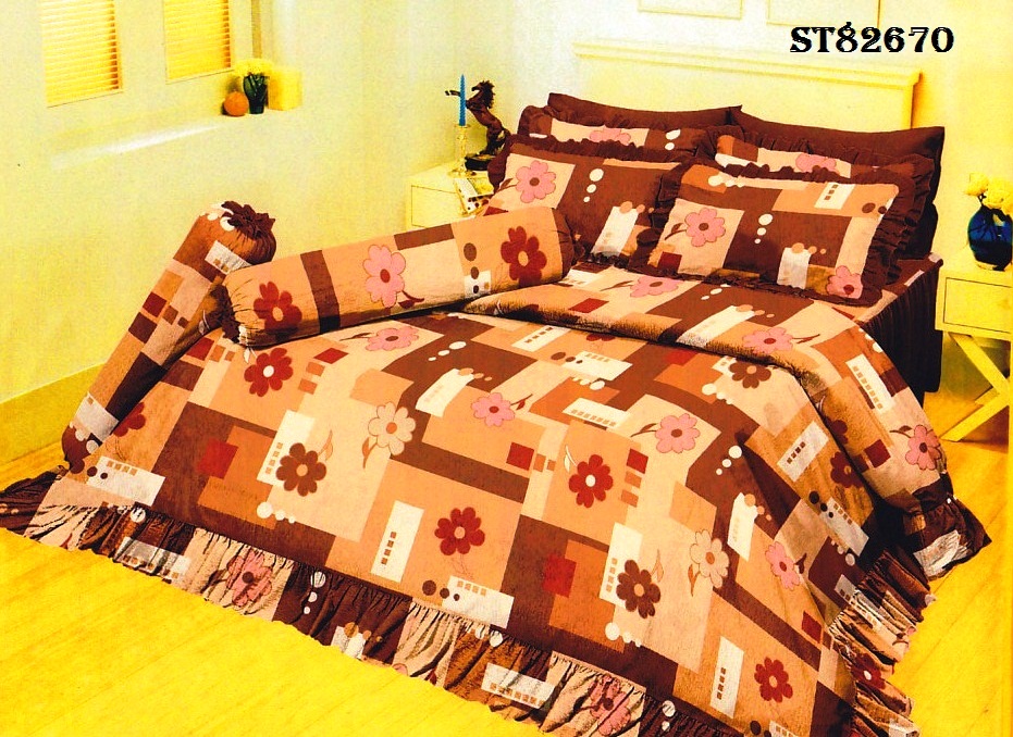 MIA Collections: Cadar corak abstrak & bunga