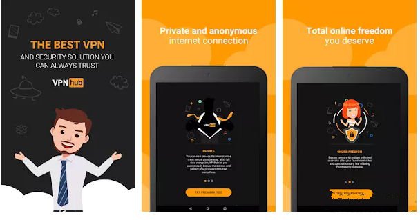 VPNhub Best FREE VPN & Proxy Premium v1.4.1 APK - dlandroidapkmb