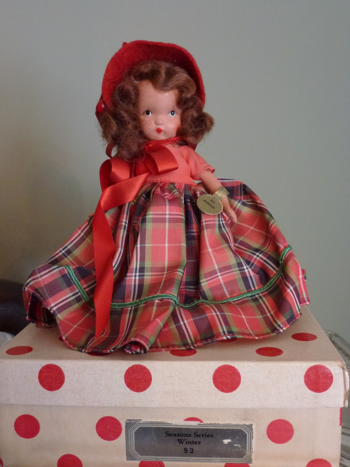 Nancy Ann Storybook Dolls: Season's Series #93 "WINTER"