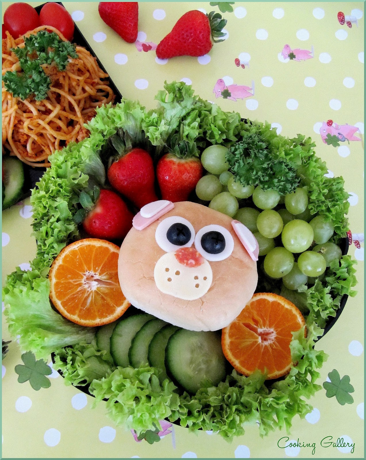 Cute Hamburger Bento | Cooking Gallery