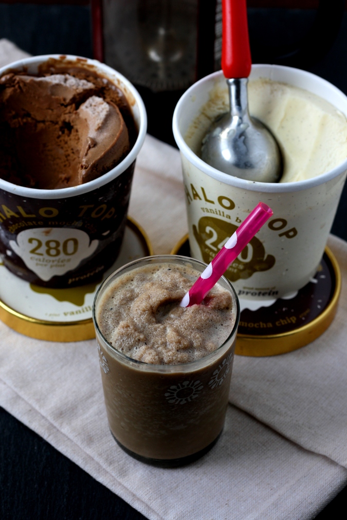 Mango & Tomato: TGIF: Mocha Slush Recipe with Halo Top Ice Cream