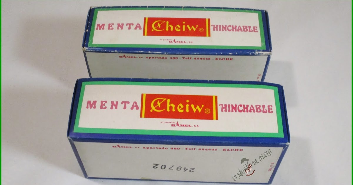 EL KIOSKO DE AKELA: CAJAS EXPOSITORAS DEL CHICLE CHEIW DE LA CASA DAMEL ...