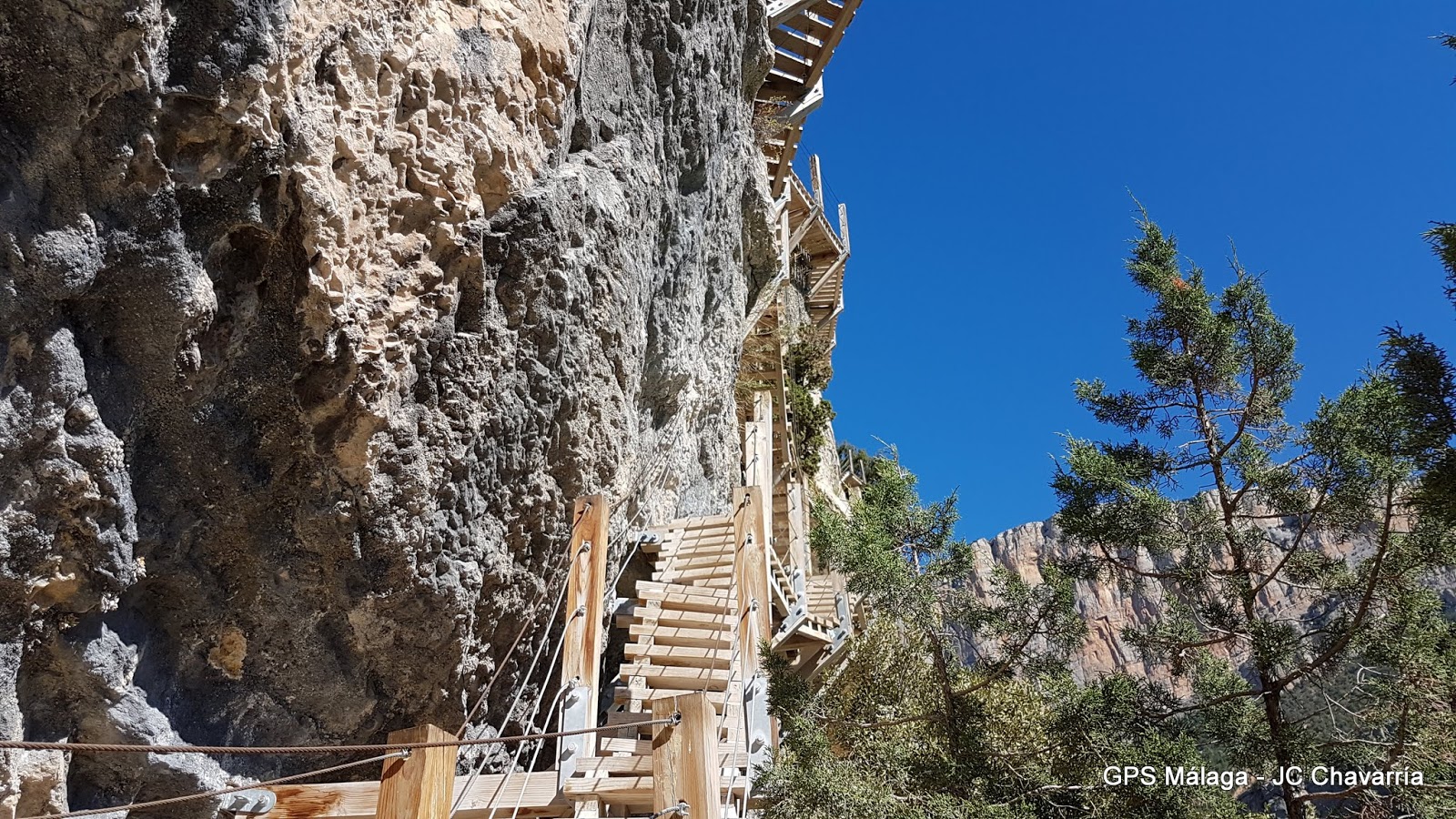 GPS Malaga: Pasarelas de Montfalcó (Huesca, España)