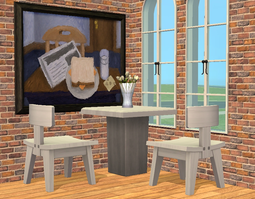 TheNinthWaveSims: The Sims 2 - The Sims 4 Spa Day Dining Set For The Sims 2