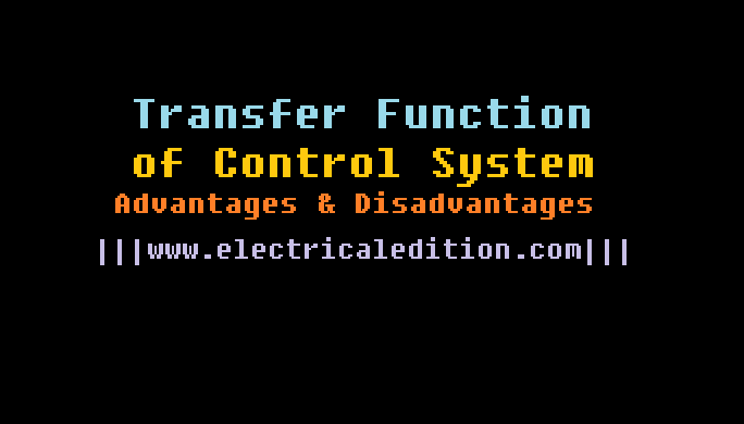 What is Transfer Function In Control System
