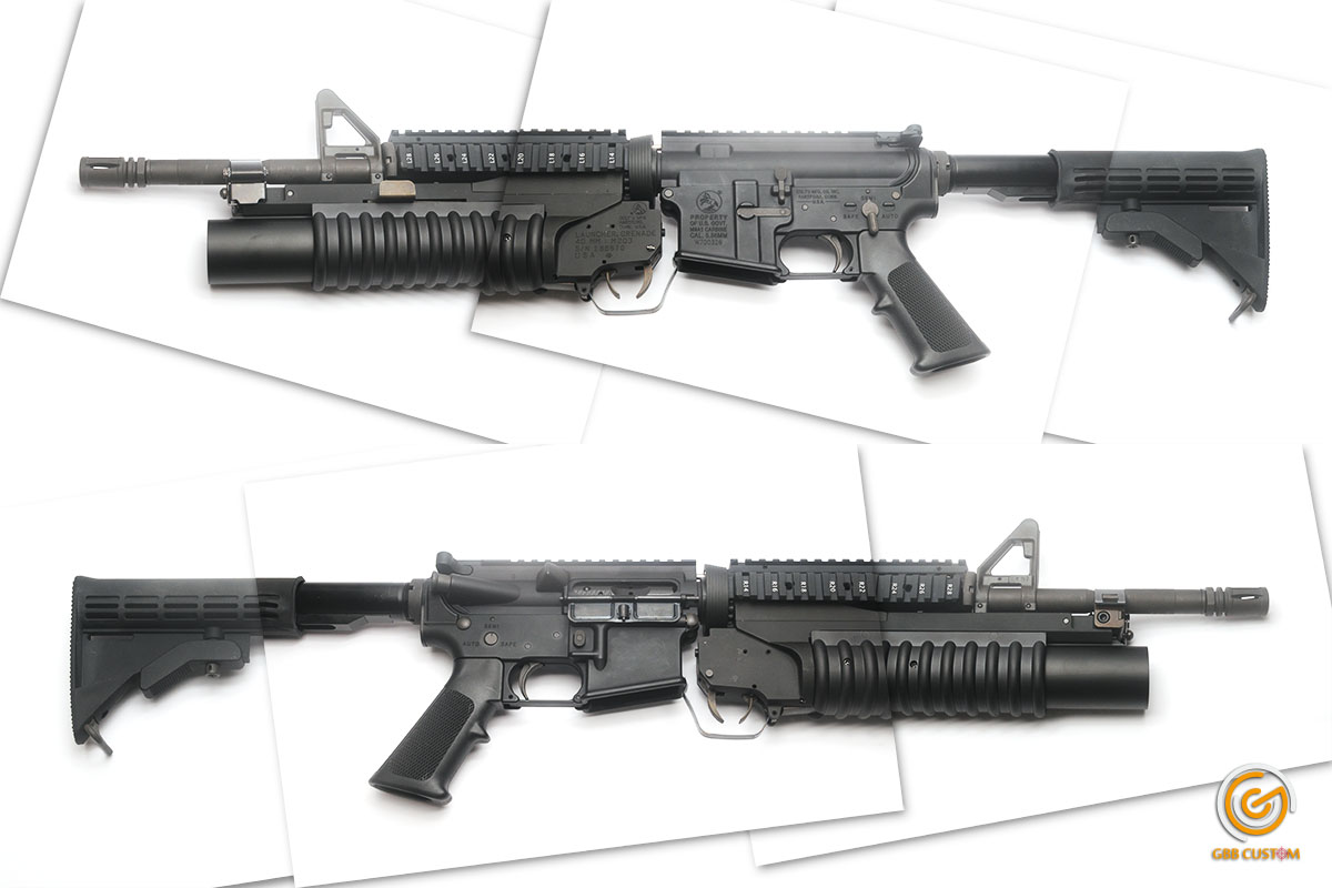 COLT M4A1 RAS with M203 9"_GHK S&T