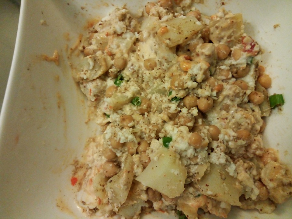 Mayo Channa paneer Chaat