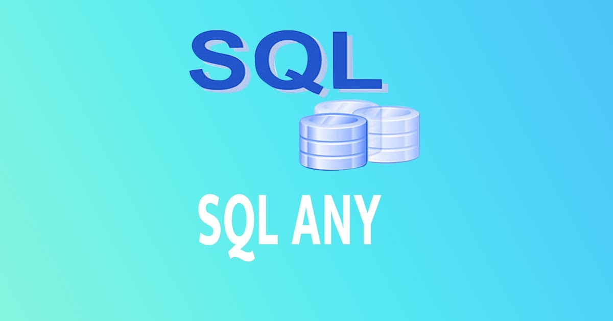 SQL ANY