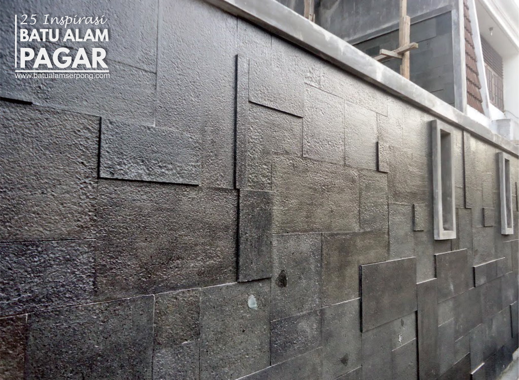 JADI PENGEN ! 25 INSPIRASI BATU ALAM DINDING PAGAR - JUAL BATU ALAM ...