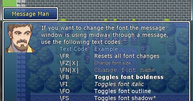 [RPGVXACE] Ace Message System ~ RPG MAKER VN